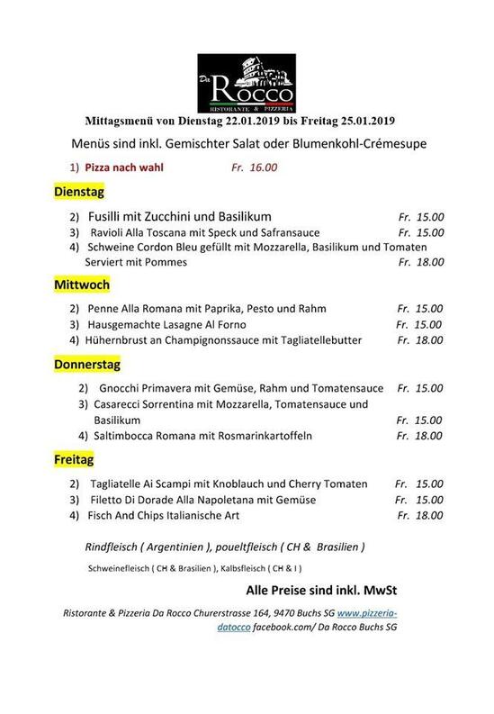Rocco`s Aus Frankfurt Am Main Speisekarte – GIAU