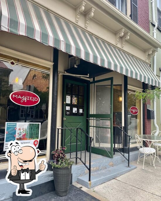 Menu at Mayfield restaurant, Hollidaysburg