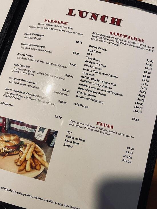 Sally’s Diner in Orlando - Restaurant menu and reviews