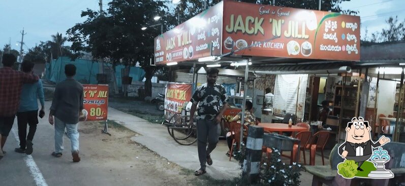 Menu at Jack 'n' Jill Fast food center, Gudlavalleru