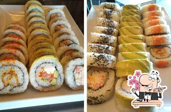 Menu at Sen Sushi restaurant, Matamata