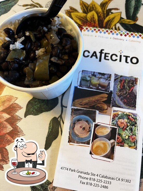 Menu at Cafecito, Calabasas