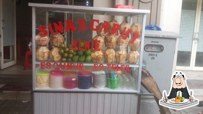 Carta de Es Campur Sinar Garut Alwi, Tangerang