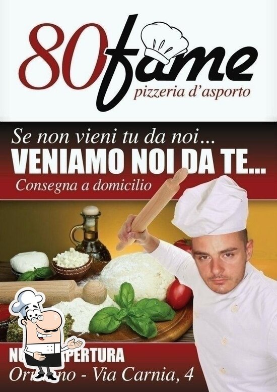 Speisekarte von 80 Fame restaurant, Oristano
