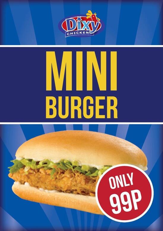 Menu at Dixy Chicken Ashington restaurant, Ashington