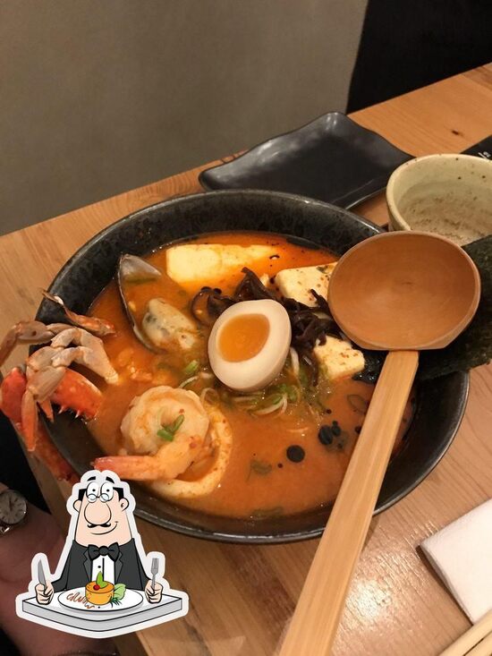 Menu at Menya Ramen House restaurant, London, 29 Museum St