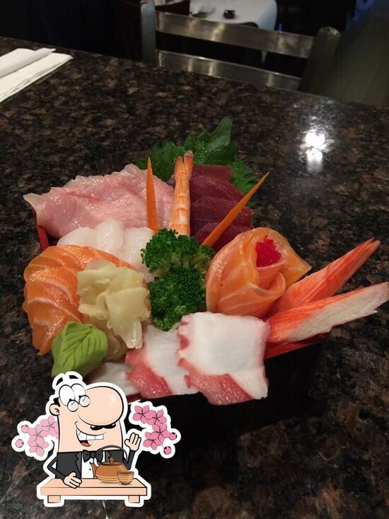 Menu at Sushi San restaurant, Felton