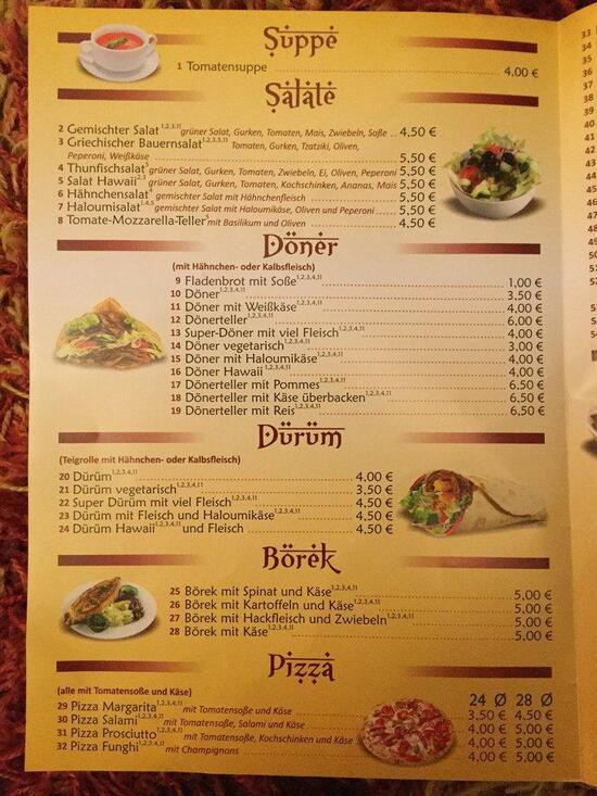 Menu at Fontane Restaurant Klotzsche, Dresden