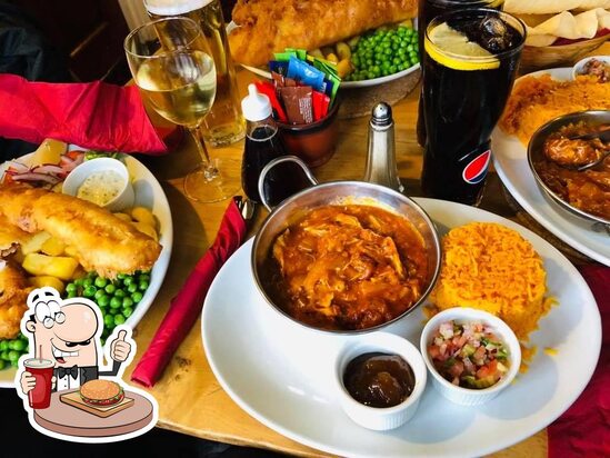 Menu at Britannia Inn pub & bar, Llangollen, Horseshoe Pass