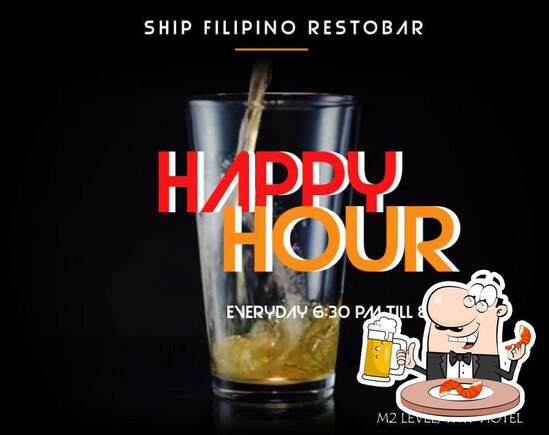 Menu at SHIP Filipino Restobar, Abu Dhabi