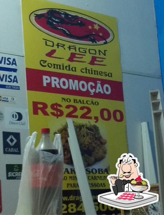 Menu at Dragon Lee restaurant, Curitiba, R. Prof. Joao Soares Barcelos