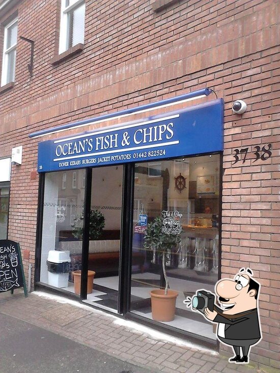 Menu at Ocean's Fish And Chips fast food, Tring