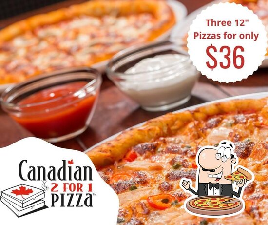 Menu at Canadian 2 For 1 Pizza pizzeria, 100 Mile House, 9-95B BC-97