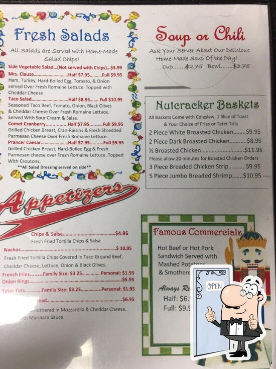Menu at Nutcracker Cafe & Bakery, Starbuck