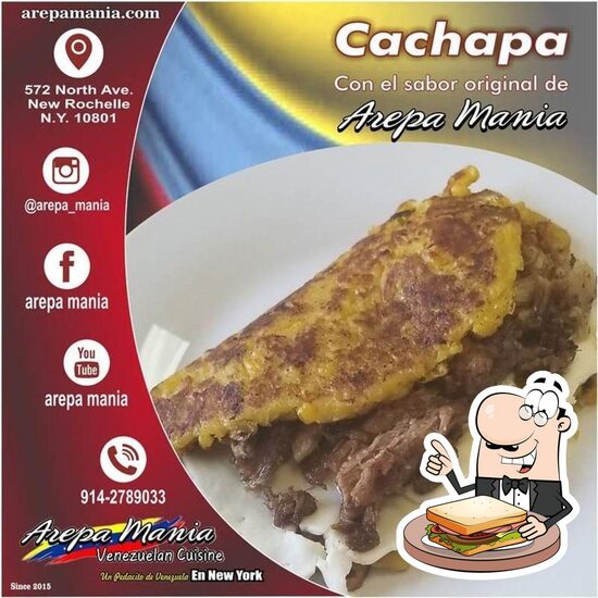 Arepa Mania Venezuelan Cuisine in New Rochelle - Restaurant menu and ...