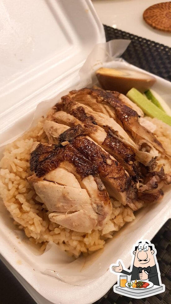 Menu at Ling kee roasted chicken rice restaurant, West Jakarta