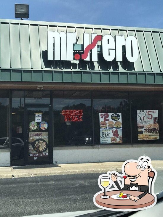 Menu at Mr. Hero fast food, Strongsville, Pearl Rd