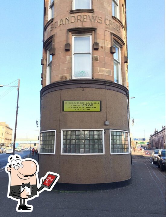 Menu at The Star Bar, Glasgow, 537-539 Eglinton St
