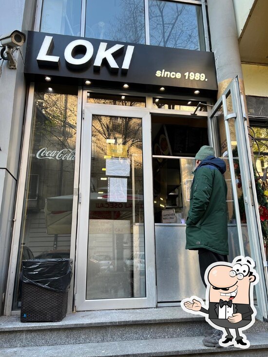 Menu at Loki restaurant, Belgrade