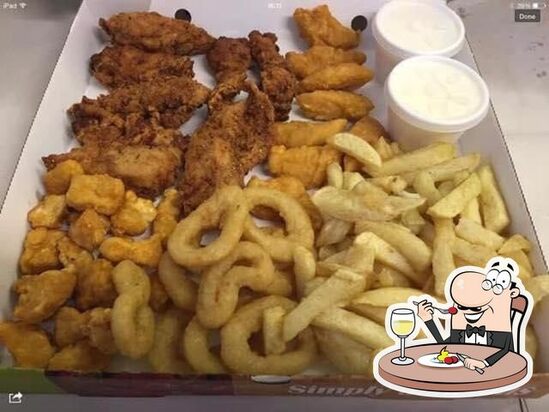 Menu at Queens Chippy restaurant, Seaham