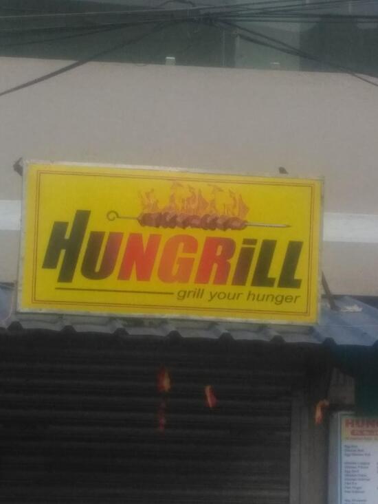 Menu at HUNGRILL, India, 6JM9+57W