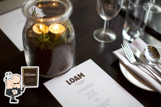 Menu at Loam restaurant, London
