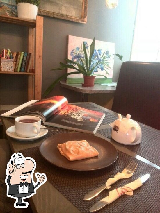 Menu at van Gogh cafe, Abakan