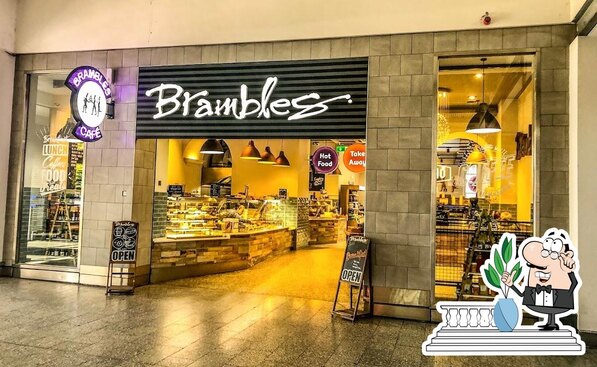 Menu at Brambles Cafe, Dublin, Heuston Railway Station