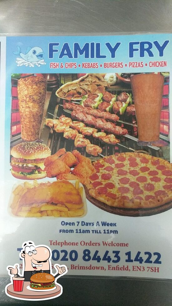 Menu at Brimsdown Grill & Pizza pizzeria, Enfield, 253 Green St
