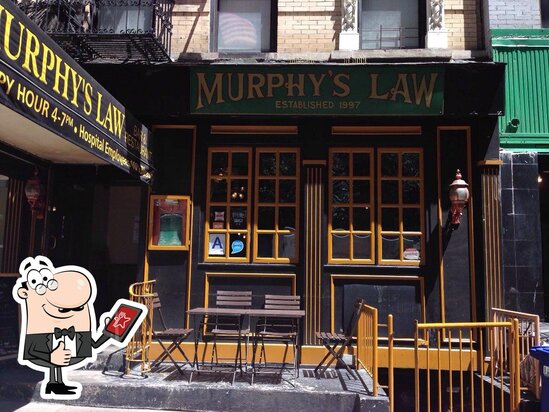 Menu at Murphy's Law pub & bar, New York City