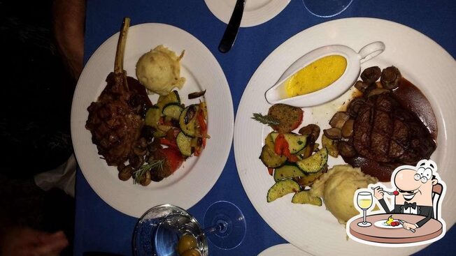 Menu at Hugo's Cellar steakhouse, Las Vegas, 202 Fremont Street Experience