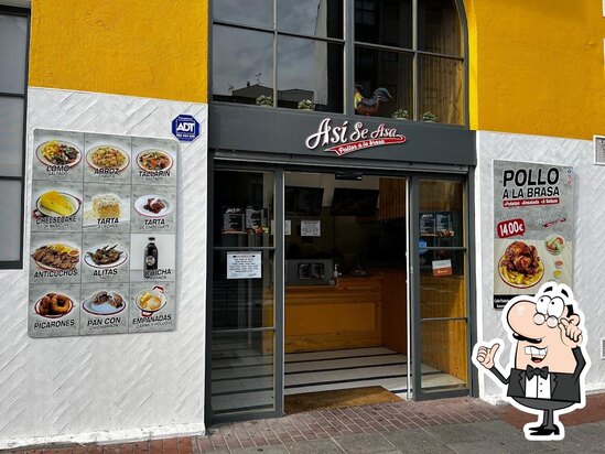 Carta del restaurante Así se asa Pollos a la brasa Bravo Murillo, Madrid