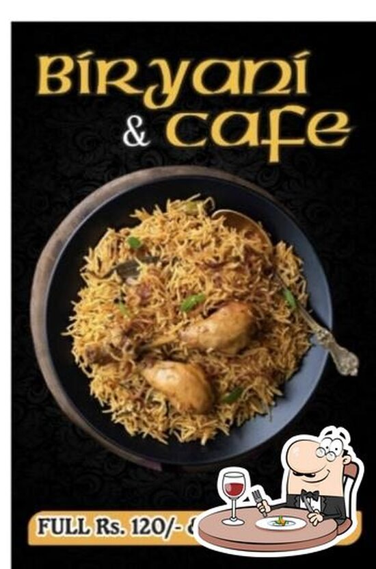 Menu at Biryani & Cafe, Saligao