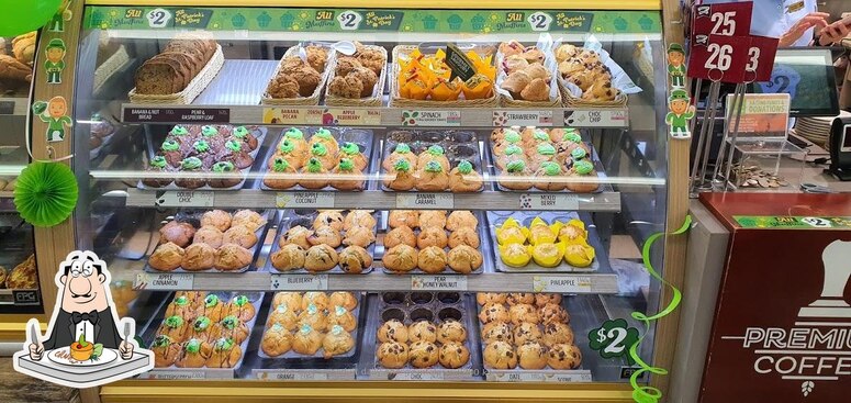 Menu at Muffin Break Erina Fair cafe, Erina
