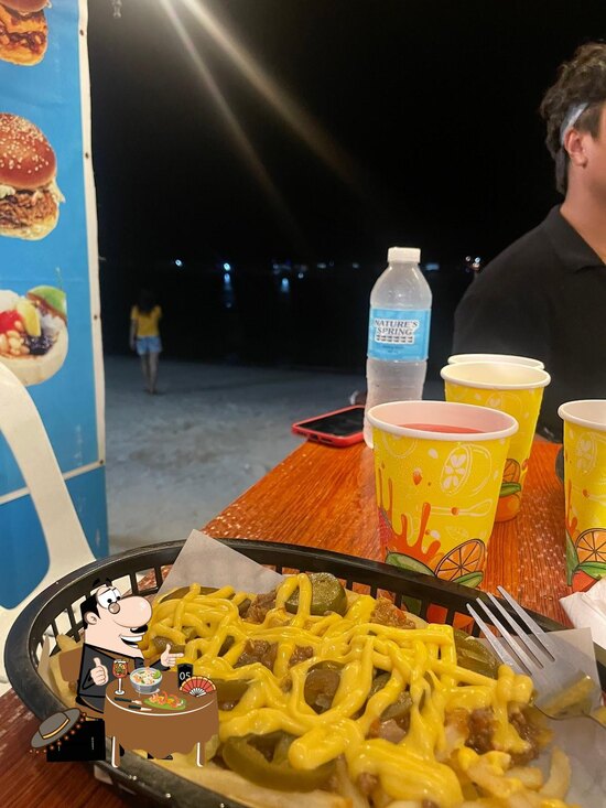 Menu at Munch Island restaurant, El Nido