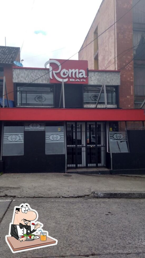 Menu at Bar Roma, Pasto