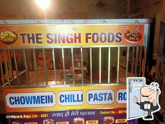 Menu at The Singh Foods Stall, Ranchi