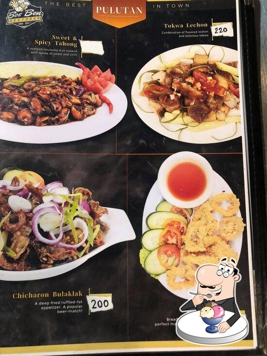 Bos Ben Restaurant and Sport Bar, Manila - Restaurant menu, prices and ...