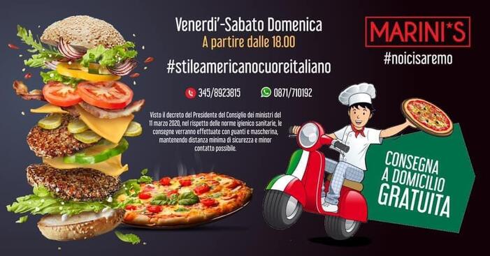 Menu at Marini's Pizza Hamburgeria Giuliano Teatino restaurant ...