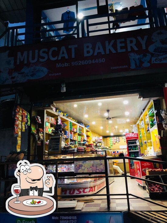 Menu at MUSCAT BAKERY, Cherukara