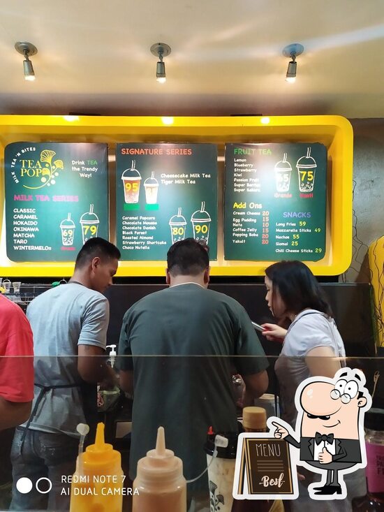 Menu at Tea Pop Milk Tea 'n Bites cafe, Catbalogan City