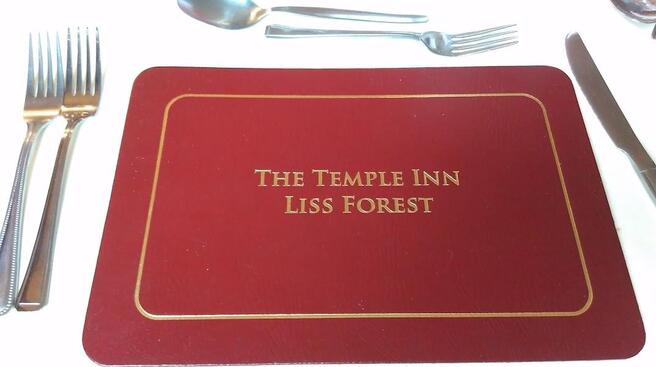 Menu at The Temple Inn pub & bar, Liss