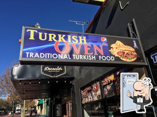 Menu at Turkish Oven restaurant, Victoria Park