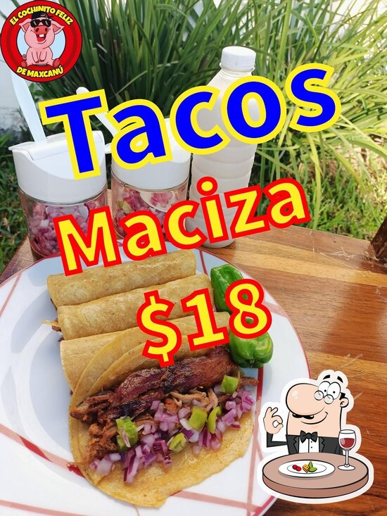 Carta del restaurante El Cochinito Felíz del Maxcanú (cochinita ...