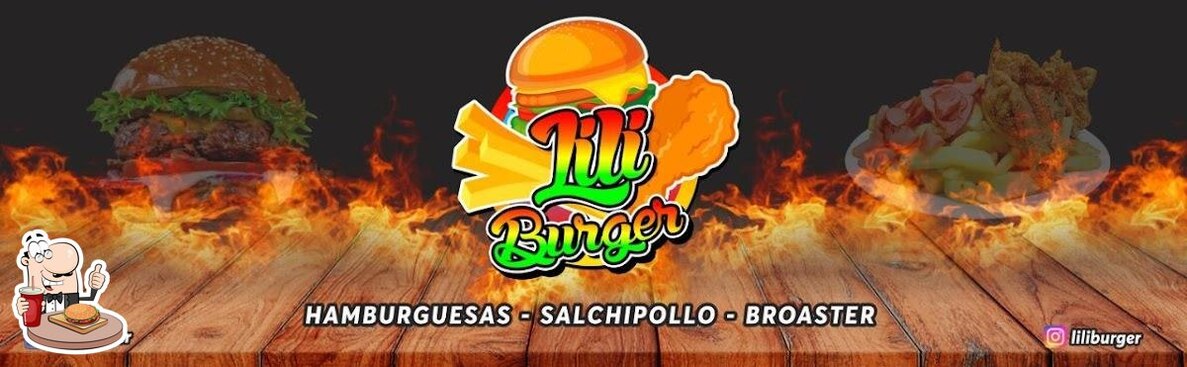 Menu at Lili Burger restaurant, Ascope