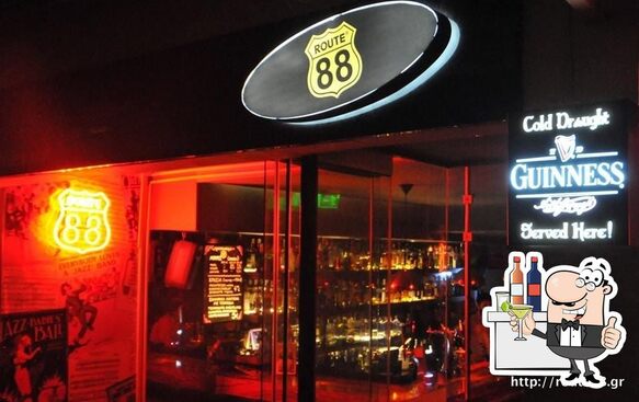 Menu at Route 88, Thessaloniki