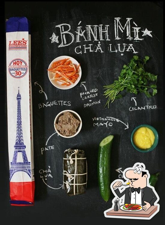 Menu at Baking Bread restaurant, Hanoi