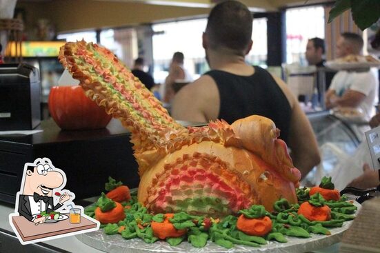 Menu at La Suiza Bakery, Miami