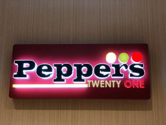 Menu at Peppers Twenty One at Widus Hotel and Casino Clark steakhouse ...