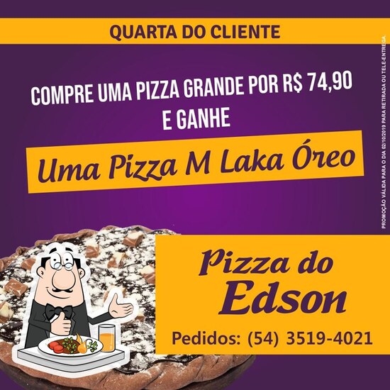 Menu em Pizza do Edson restaurante, Erechim, R. Aratiba